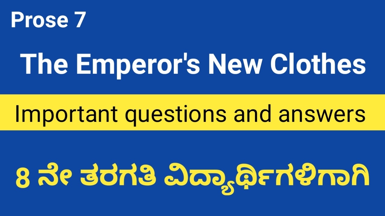 The Emperor’s New Clothes notes - Question and answer- Scoring Target