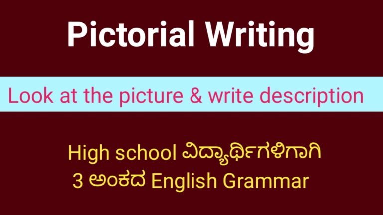 Picture Writing For SSLC Scoring Target Picture Writing For SSLC Scoring Target